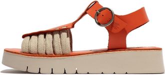 FLY London Fly London Damen SARF251FLY Sandal, Scarlet, 40 EU