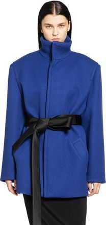 Saint Laurent Belted Wool Coat