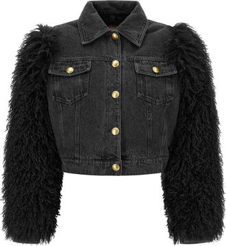 Twinset Jeansjacke - Schwarz