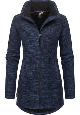 Ragwear Strickjacke Miram Melange Kuschelige &Uuml;bergangsjacke in Strick-Optik