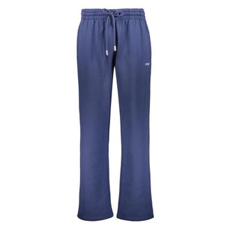 Off-white Leichte Hose mit Kordelzug - - Trousers - Herren - Blau - S