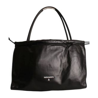 Patrizia Pepe Femme, Sacs, Noir, Taille: ONE Size Sac Shopper Élégant