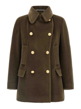 Tagliatore Manteau Court - Vert