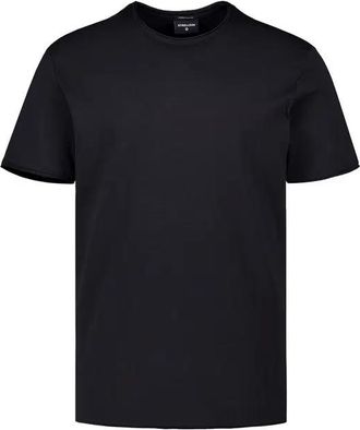 Strellson Herren T-Shirt schwarz Baumwolle