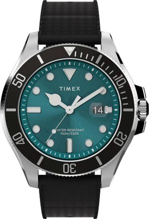 Timex Homme, Accessoires, Noir, Taille: ONE Size Montre Harborside Coast 43mm
