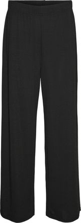 Vero Moda Damen Vmkanva Nw Glitter Wide Pant JRS Stoffhose, Black/Detail:Black Lurex, L