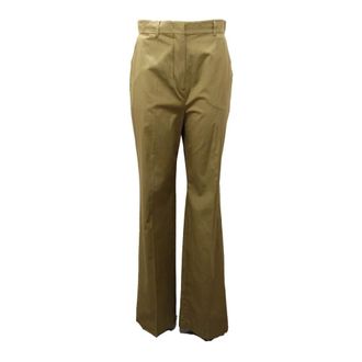 Max Mara Gr&uuml;ne Baumwollhose Modell Casarsa - - Trousers - Damen - Gr&uuml;n - S