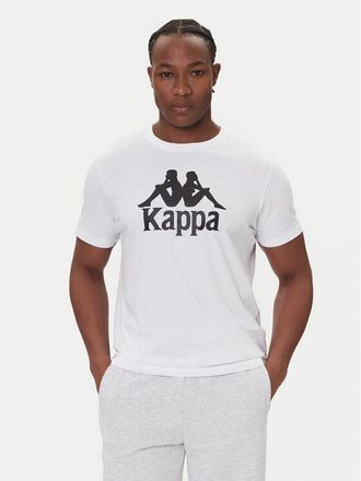 Kappa T-Shirt Authentic 361N6QW Wei&szlig; Regular Fit