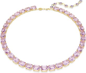 Swarovski Halskette - Milnia Kette - Gr. unisize - in Gold - f&uuml;r Damen
