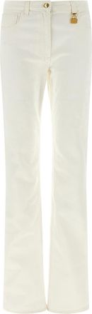 Elisabetta Franchi Jean Droit - Blanc