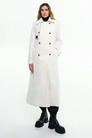 Ricano Trenchcoat Simona Damen Trenchcoat mit G&uuml;rtel und Schulterklappen
