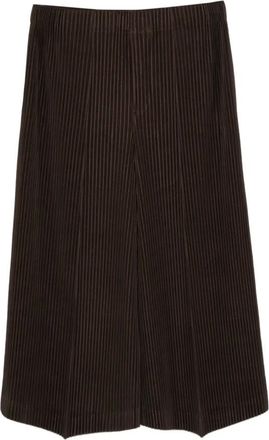Issey Miyake Homme, Pantalons, Brun, Taille: M Wide Pantalons