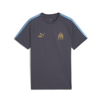 Puma Olympique de Marseille KING T-Shirt Herren, Accessoires, Grau, XXL