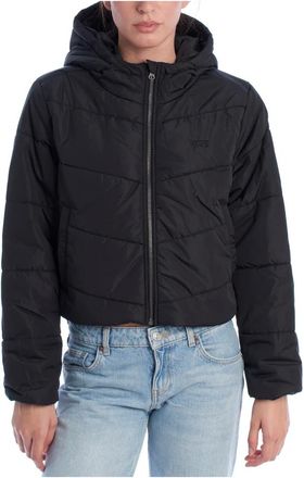 Vans Femme, Vestes, Noir, Taille: 46 FR MTE Foundry Crop Puff Jacket