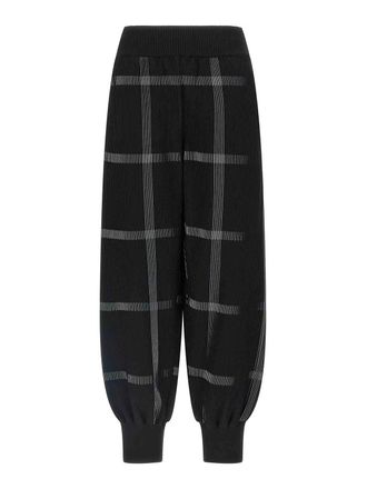 Pleats Please Issey Miyake Pantalons D&eacute;contract&eacute;s - Noir
