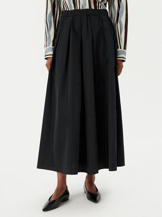 Max Mara Trapezf&ouml;rmiger Rock Curvato 2615101051 Schwarz Regular Fit
