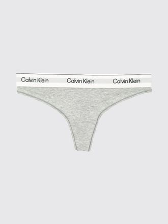 Calvin Klein String en m&eacute;lange de coton et modal avec bande logot&eacute;e