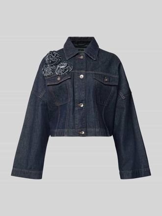Drykorn Cropped Jeansjacke aus reiner Baumwolle