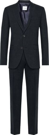 Roy Robson Einreihiger Anzug aus Leinen mit fallendem Reverskragen in