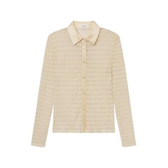 Frame Denim Damen, Blusen & Hemden, Beige, LGr&ouml;&szlig;e