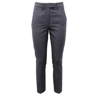 Dondup Wollmischhose Made in Italy - - Trousers - Damen - Blau - W33