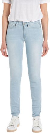 Replay Damen Jeans New Luz Skinny-Fit, Super Light Blue 011 (Blau), 27W / 28L