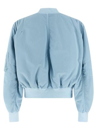The Attico Anja Bomber Jacket - Light blue