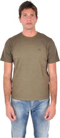 C.P. Company C.p. Company, Homme, Tops, Vert, Taille: L T-Shirt ras du cou