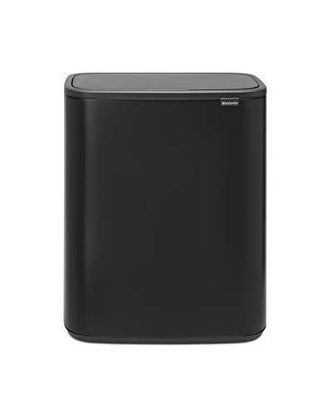 Brabantia Mülleimer, Matt Black, 30 Liter