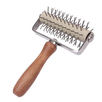 Loveday Jeans Handgriff-Roller Docker-Edelstahl-Pizzateig docker für selbst gemachte Pizza-Kuchen-Torten-Brot-Gebäck-Backen-Werkzeug