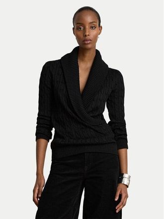 Lauren Ralph Lauren Pullover 200P14042001 Schwarz Relaxed Fit
