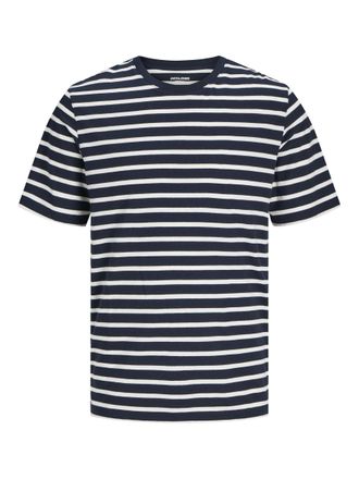 Jack & Jones Male T-Shirt Einfarbig Rundhals T-Shirt