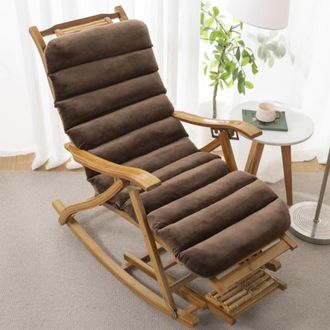 Generic Liegestuhl Auflage, Dicke Lange Gartenliegen-Auflage Sofapolster Relaxliegenauflage for Draußen, Terrasse, Sonnenliege, Ersatz-Schaukstuhl, Sitzbezug,