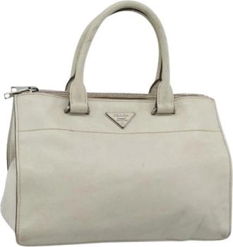 Prada Sac &agrave; main vintage doccasion - Femme - Pre-owned - Blanc - Taille: ONE Size