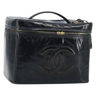 Chanel Pre-owned Patent Leather Pouch - - Pre-owned - Damen - Schwarzk - ONE SIZE