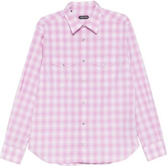 Tom Ford Homme, Chemises, Multicolore, Taille: M Casual Shirt