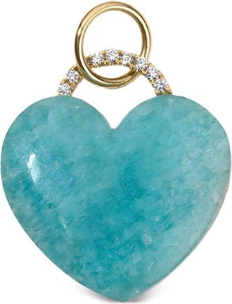 Devon Woodhill pendentif Rock Solid Heart serti de diamants - Or