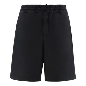 Alexander McQueen Stonewashed Jersey Shorts - - Shorts - Herren - Schwarzk - S