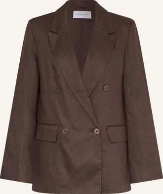 Mrs & Hugs Mrs & Hugs Leinenblazer braun