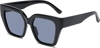 Generic Lunettes de soleil rétro tendance à grand cadre pour tir de rue pour hommes et pour femmes en plein air vacances soleil ombrage (couleur : D, taille :