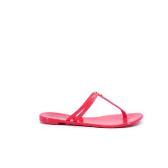 Patrizia Pepe Infradito PVC Logo Gold - - Shoes - Damen - Rot - 36 EU