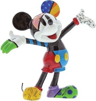 Enesco Disney Britto Collection Mickey Mouse Mini Figurine, Bunt