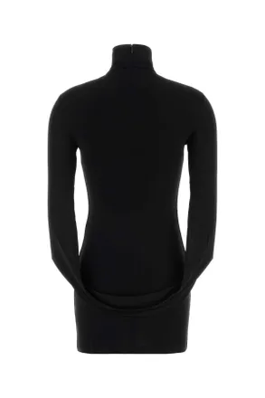 Alexander Wang Womens Black Stretch Jersey Mini Dress Exterior: Viscose Elastane Abiti