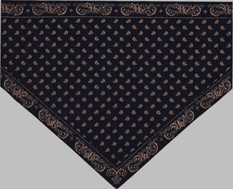 Guest In Residence Paisley Cotton-Silk Blend Scarf - Multicolor