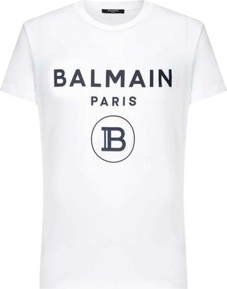Balmain Homme, Tops, Blanc, Taille: L Hauts