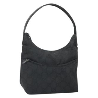 Gucci Pre-owned Nylon Schultertasche - - Pre-owned - Damen - Schwarzk - ONE SIZE