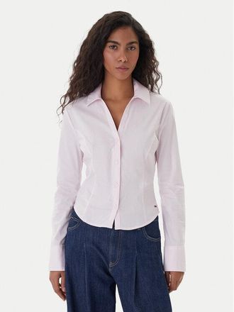 Tommy Jeans Hemd Baby DW0DW22604 Rosa Slim Fit