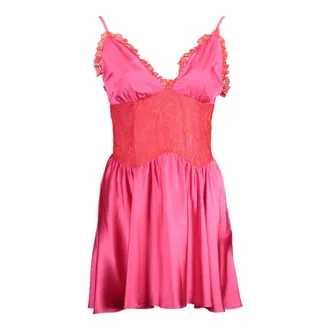 Ga&euml;lle Paris Femme, V&ecirc;tements de nuit et de d&eacute;tente, Rose, Taille: 42 FR Short Dress