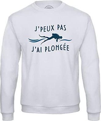 Fabulous Sweat Shirt Homme JPeux Pas JAi Plong&eacute;e sous Marine Mer Oc&eacute;ans