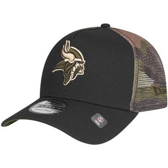 New Era Snapback Trucker Cap - Minnesota Vikings Wood Camo